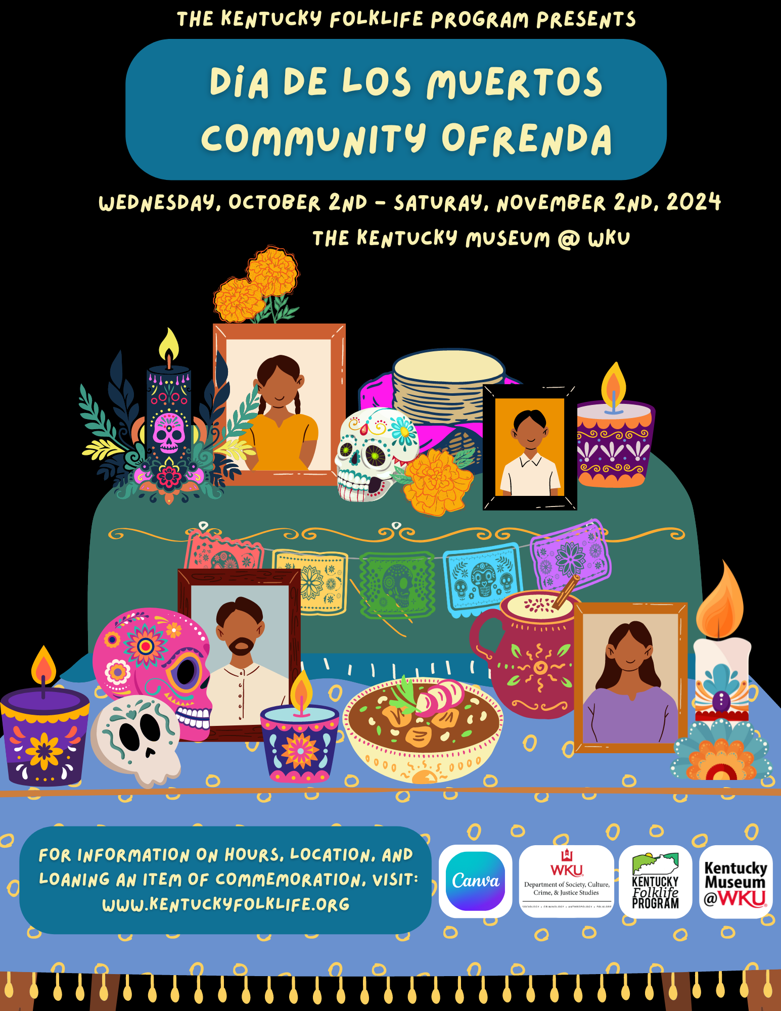2024 KFP Día de los Muertos Community Ofrenda – Kentucky Folklife Program